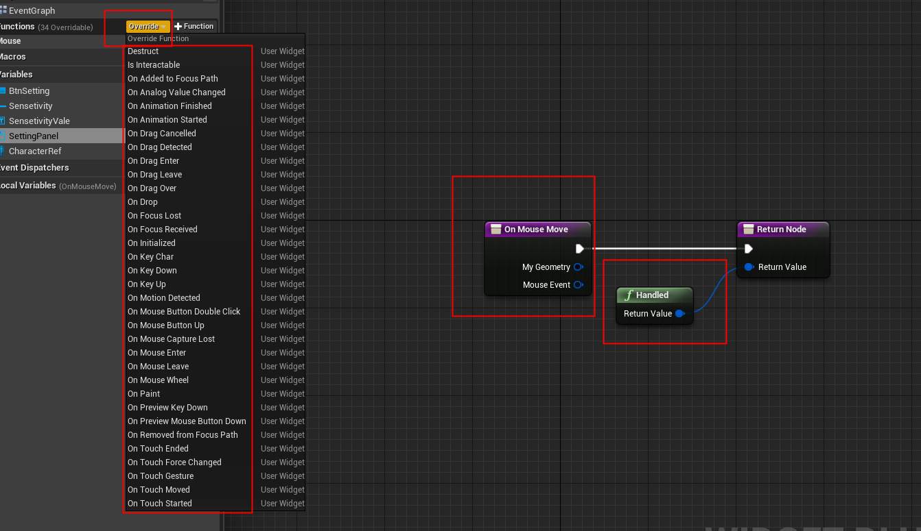 UE4蓝图学习篇（七）--处理UMG鼠标穿透_umg 防止界面点穿-CSDN博客