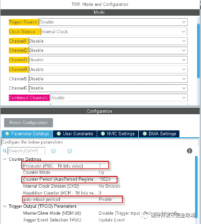 STM32CubeMX生成STM32H7工程-Pinout&Configuration-Timer Connectivity(四)_stm32cubemx connectivity显示 三角号 ...