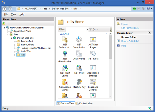 ruby on rails_宣布：使用新的HttpPlatformHandler在IIS8（或其他任何工具）上运行Ruby on Rails-CSDN博客