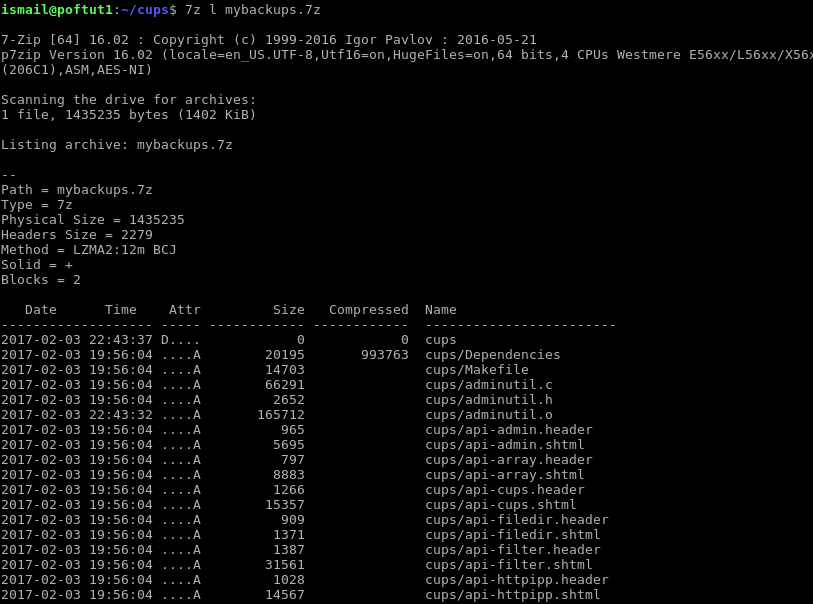 7z命令教程，其中包含在Linux中压缩和提取文件的示例-CSDN博客