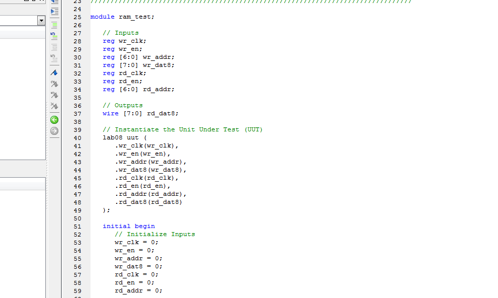 简单ram读写控制代码设计verilog代码ise仿真ram读写控制模块verilog Csdn博客
