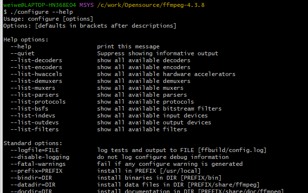 Windows10使用MSYS2和VS2019编译FFmpeg详解-CSDN博客
