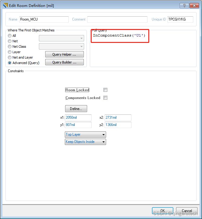 Altium Designer规则检查错误Room Definition Between Component on TopLayer And Rule on TopLayer_ad room ...