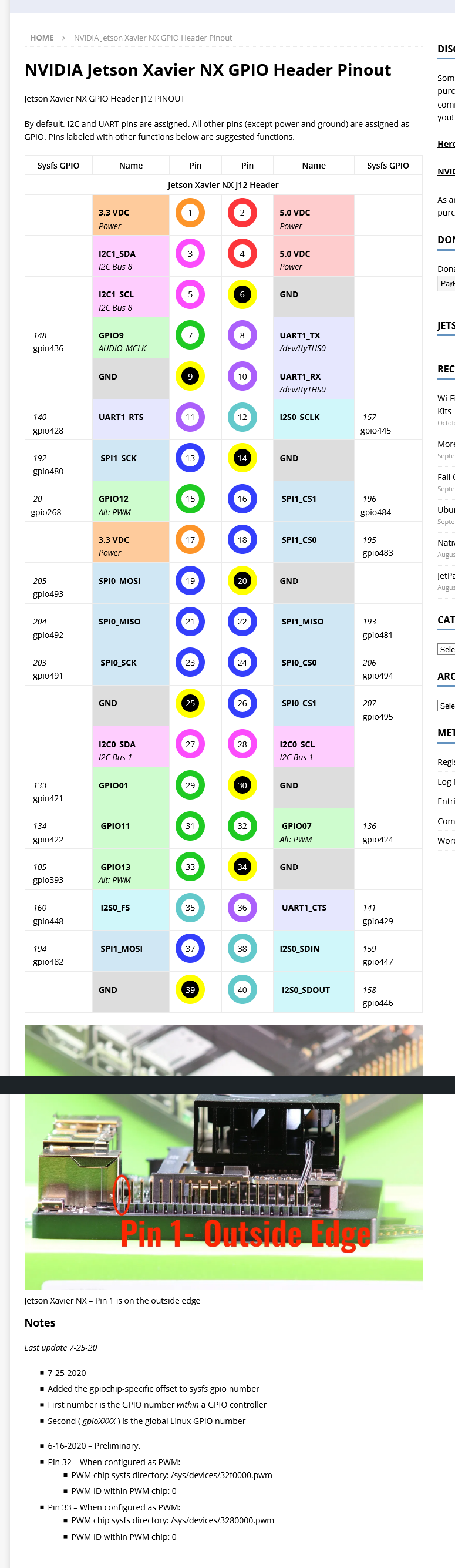 jetson NX 官方板卡排针引脚定义_jetson xavier nx 开发板 引脚-CSDN博客