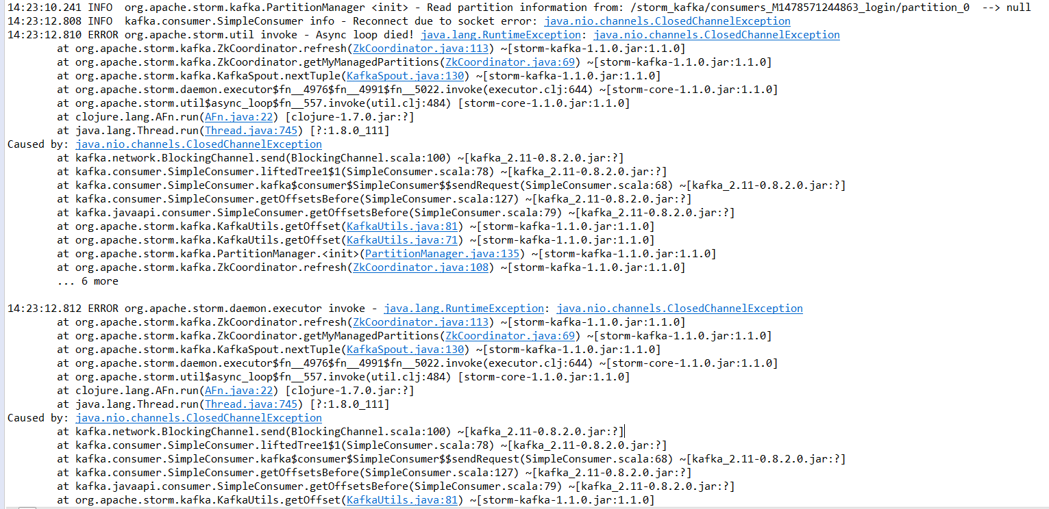 Reconnect due to socket error java.nio.channels.ClosedChannelException-CSDN博客