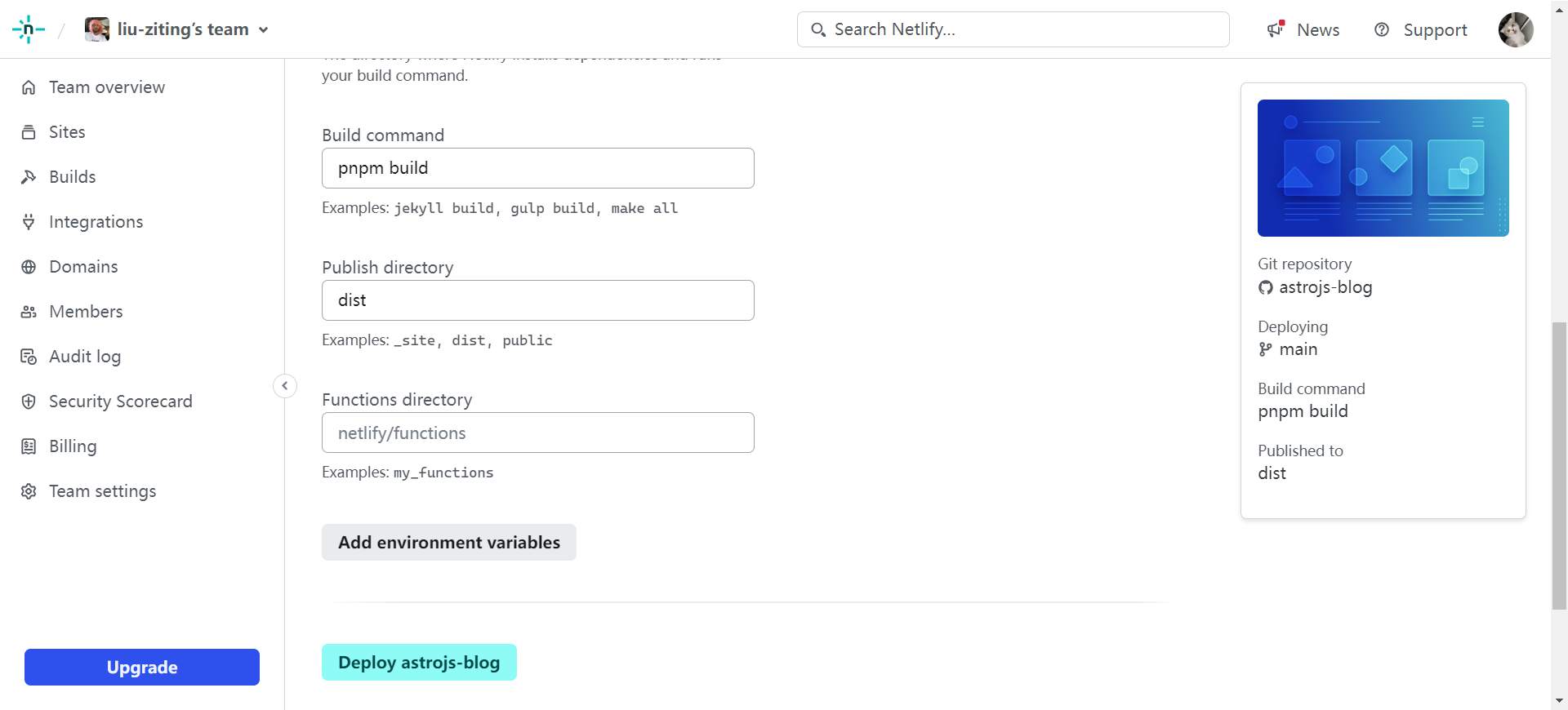 基于Astro.js + Netlify搭建个人博客-CSDN博客