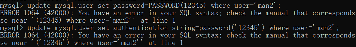 mysql 修改用户密码 普通用户 8.0.25版本_mysql8.0.25修改密码-CSDN博客