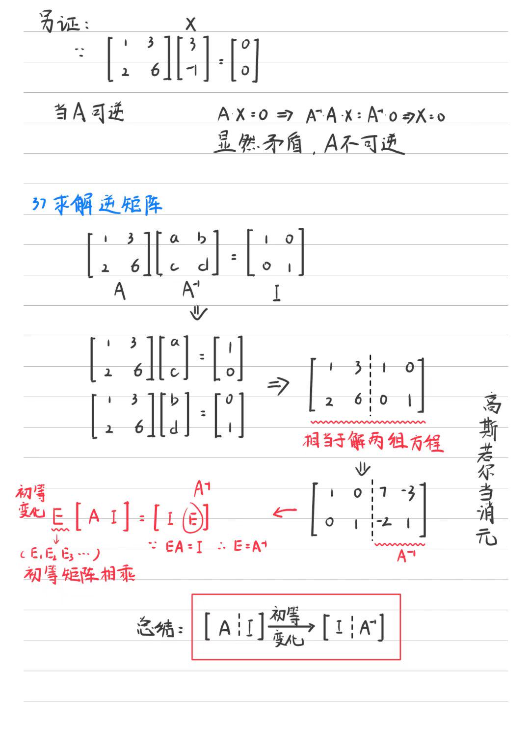 Class3矩阵乘法和逆矩阵-CSDN博客