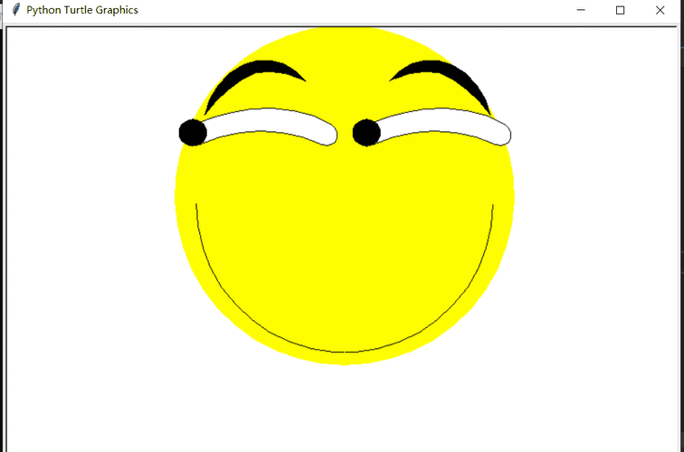 Python用turtle画笑脸的代码用python画滑稽的脸代码如何用pythonyurtle库画笑脸 Csdn博客