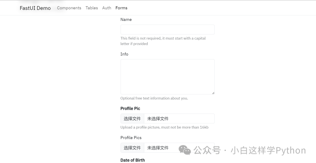 Fastui：用python快速构建web应用程序界面fastui 教程 Csdn博客 