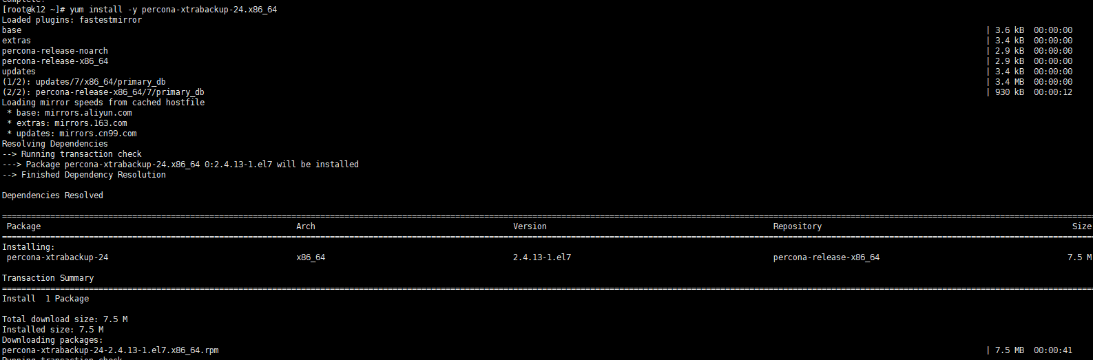 Centos7 Mysql5.7 Xtrabackup的安装与使用_xtrabackup在centos7-CSDN博客