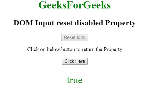Html重置按钮禁止操作html Input Reset Disabled用法及代码示例 Csdn博客