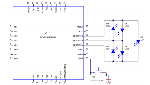 BQ40Z50/BQ4050/BQ40Z80 等 BQ40xxx 系列电量计外围电路设计指导-CSDN博客