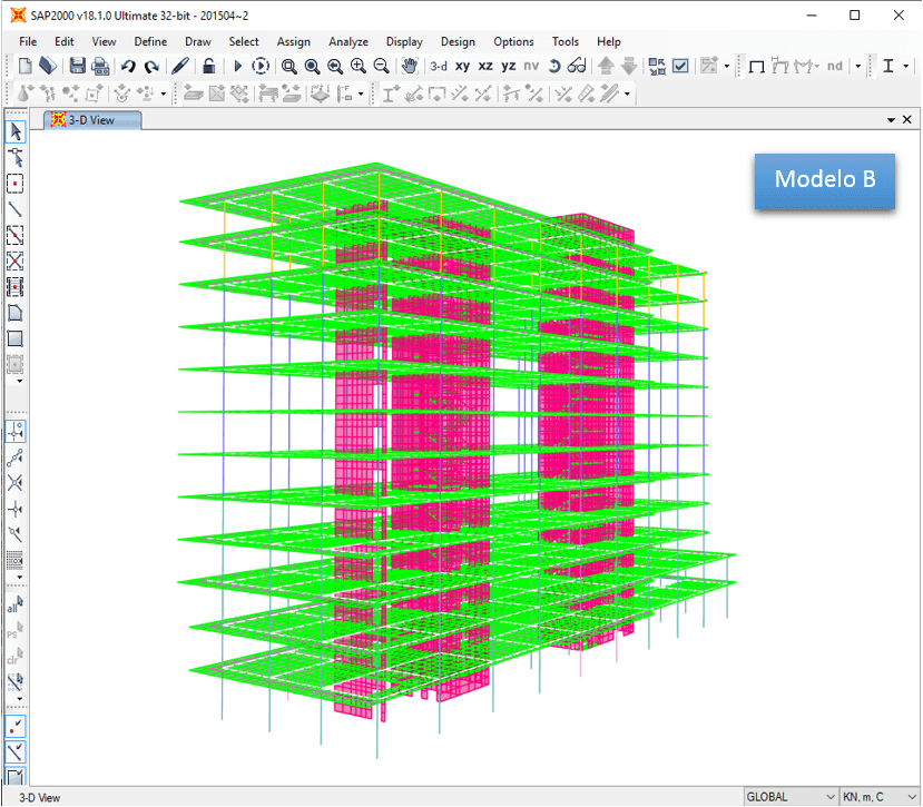 【sap2000】部分模型通过.s2k文件合并模型generating a global model through partial models by .s2k text file-CSDN博客