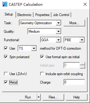 Materials Studio中的Castep模块金属矿物计算与分析_material studio计算的能量为正值-CSDN博客