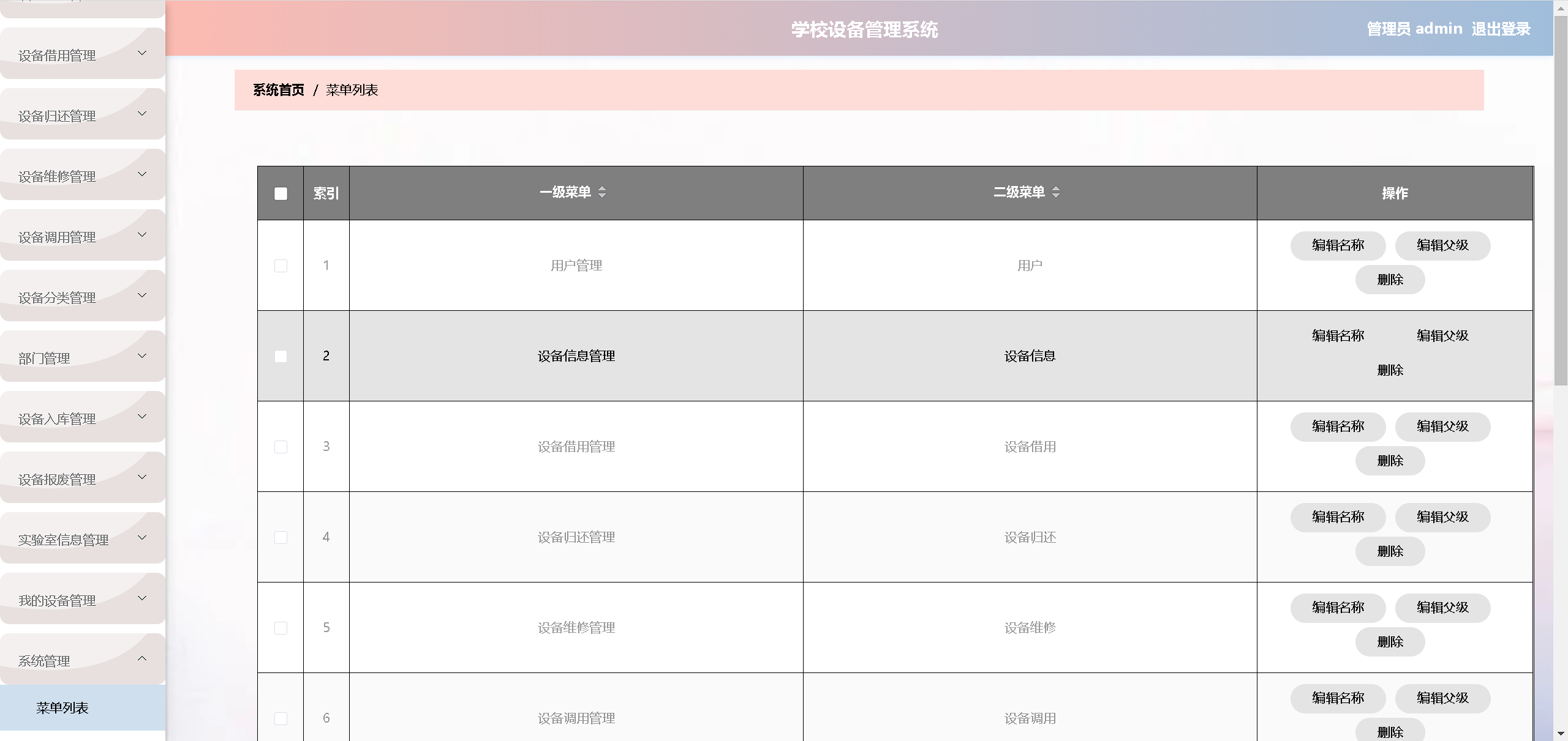 精品nodejs实现的学校设备借用归还维修管理系统 Csdn博客