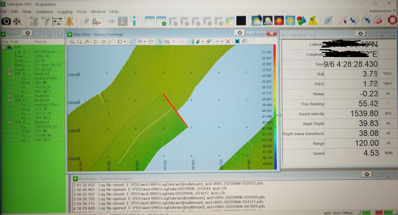 多波束T50P使用及数据处理小结_t50-p多波束软件手册-CSDN博客
