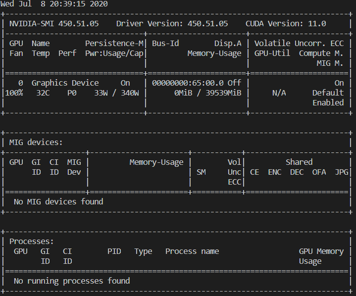 查看gpu使用率 nvidia_如何玩转安培架构的 MIG (多实例GPU) 及其应用案例分享_weixin_39626181的博客-CSDN博客