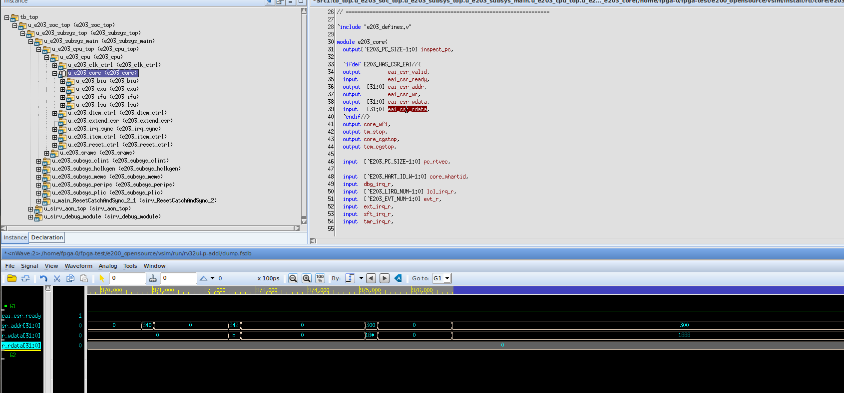 用VCS仿真运行RISC-V e203例子_vcs risc-v bringup-CSDN博客