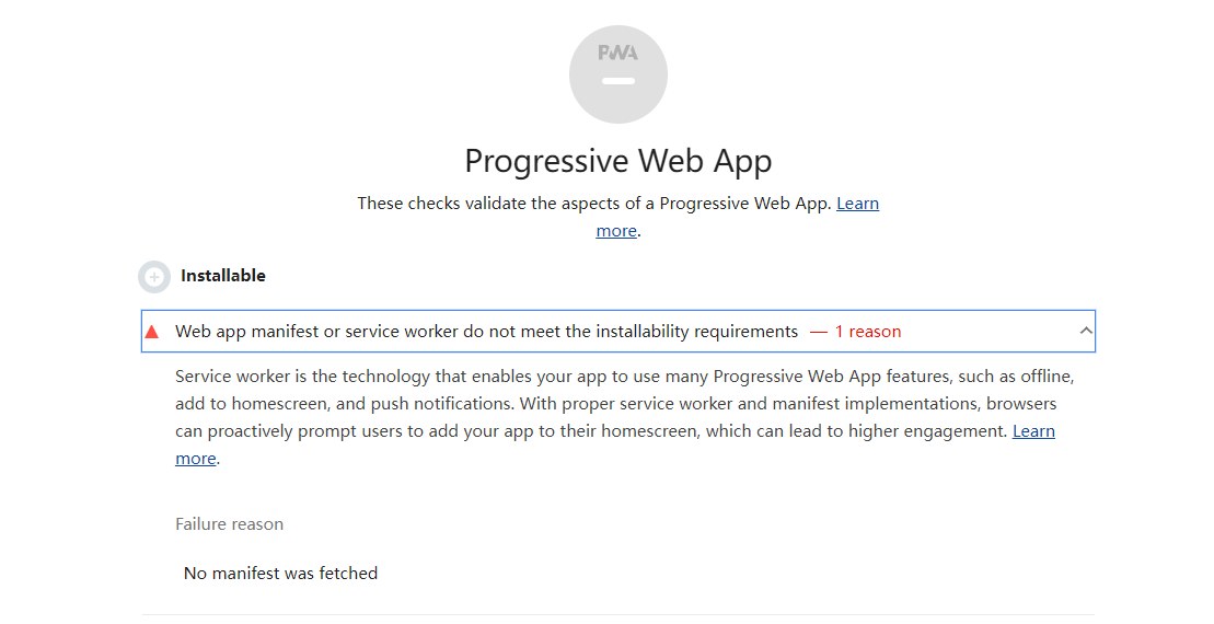 超详细的图文PWA-H5 Web App优化探索之路（Service Worker,Lighthouse）_h5 pwa-CSDN博客