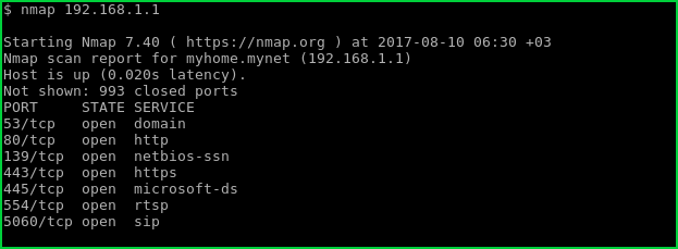 使用 Nmap 扫描 TCP 和 UDP 端口_nmap udp-CSDN博客