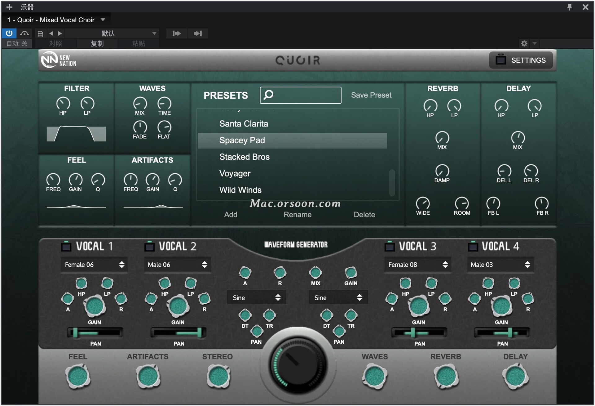 采样声乐乐器：New Nation Quoir for Mac-CSDN博客