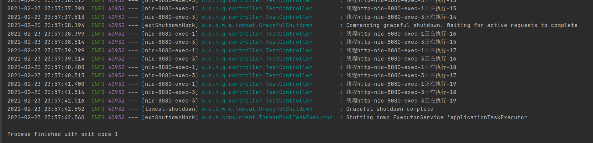 优雅关闭Spring Boot应用_commencing graceful shutdown. waiting for active r-CSDN博客