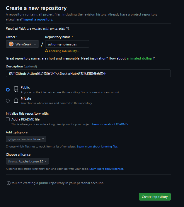 如何使用Github Action优雅的同步国外镜像到DockerHub或私有仓库_github actions docker-CSDN博客