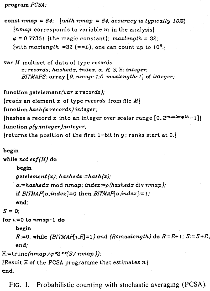 基数估计探秘：Linear Counting与Flajolet-Martin算法-CSDN博客