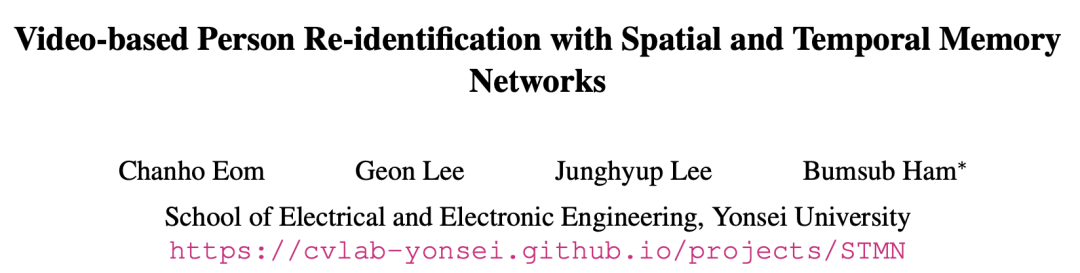 ICCV2021｜STMN：双记忆网络提升视频行人ReID性能-CSDN博客