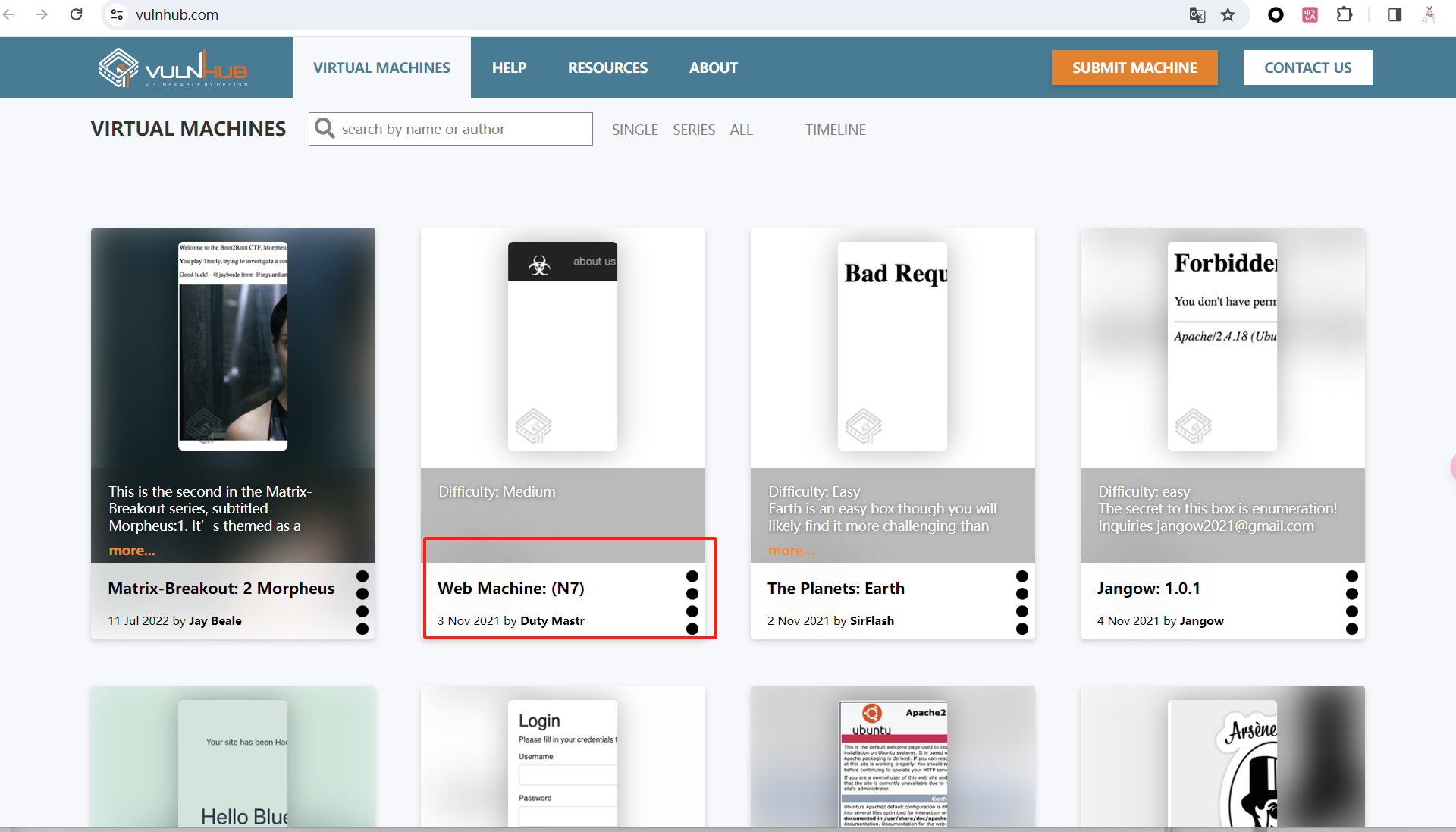 vulhub靶场-web machine_vmware部署vulhub综合靶场-CSDN博客
