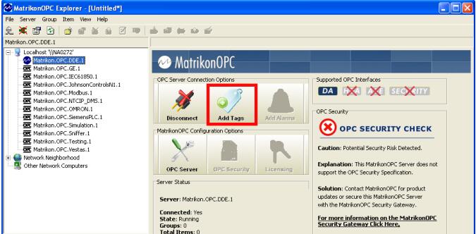 MatrikonOPC Explorer使用方法-CSDN博客