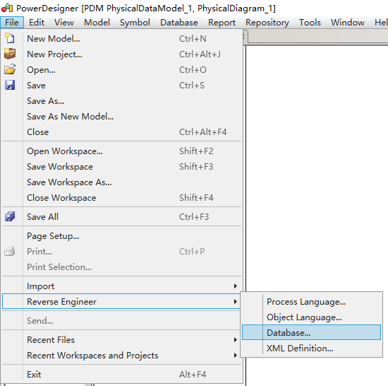 Powerdesigner+PostgreSQL反向工程生成ER图_pgsql生成ea-CSDN博客
