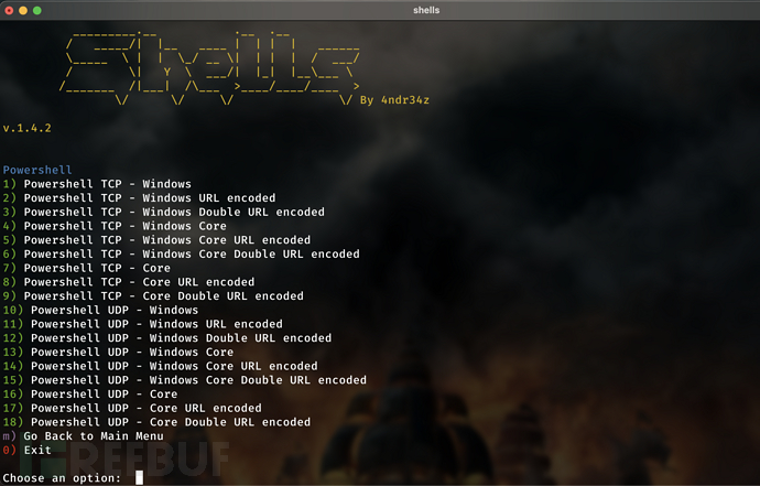 Shells：一款功能强大的反向Shell快速生成工具_shell脚本生成器-CSDN博客