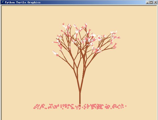 樱花源代码python画出漂亮的樱花树 Csdn博客 