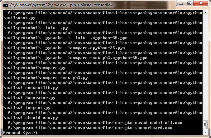【Tensorflow】Windows安装tensorflow错误原因查询、卸载tensorflow与重新安装_tensorflow安装失败-CSDN博客