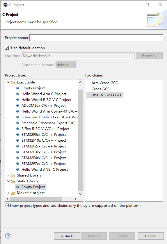 Efinity eclipse 环境下静态库打包及调用_eclipse ipp 静态库-CSDN博客