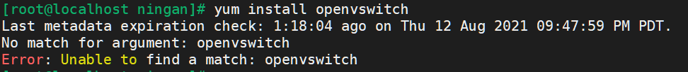 Open vSwitch(OVS)学习系列(01)：在centos7和centos8中安装OVS_yum -y install openvswitch libibverbs 报错-CSDN博客