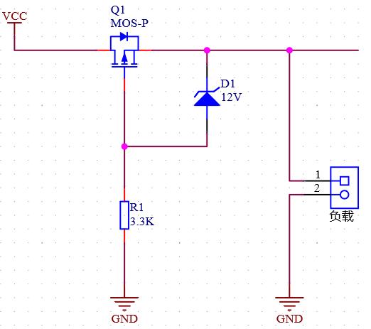 PMOS 应用电路_pmos控制电路-CSDN博客