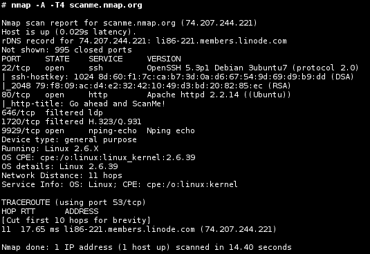 Nmap网络扫描简介-CSDN博客