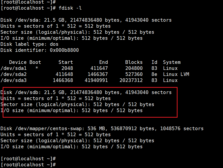 【实践】新增磁盘与分区_linux硬盘从sdb改为sda-CSDN博客