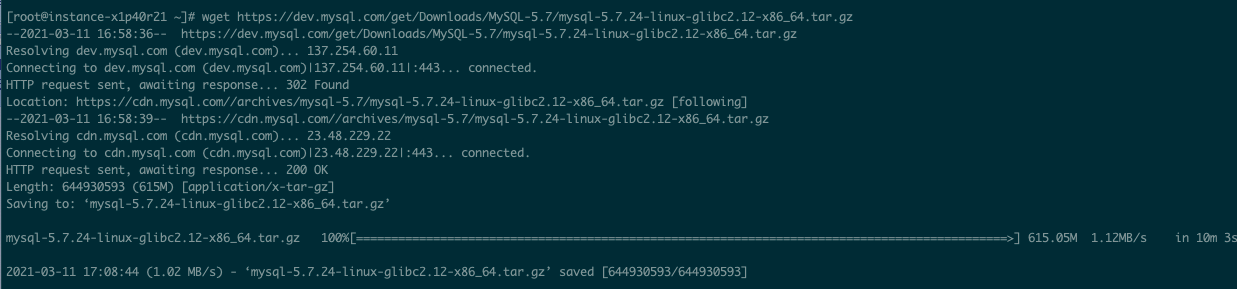 linux安装mysql5.7-CSDN博客