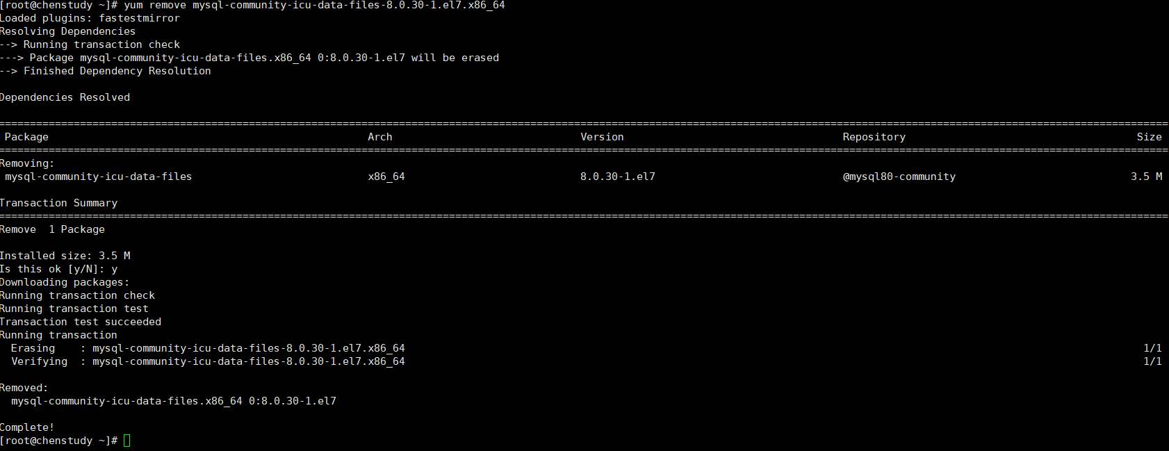 Linux卸载MySQL_icu-data-files-CSDN博客