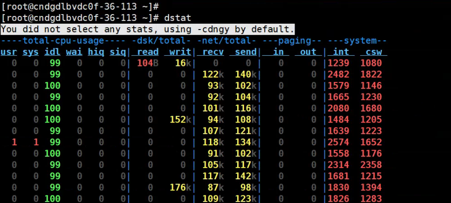 【dstat】Linux上全能系统监控工具dstat的安装和使用_dstat安装-CSDN博客