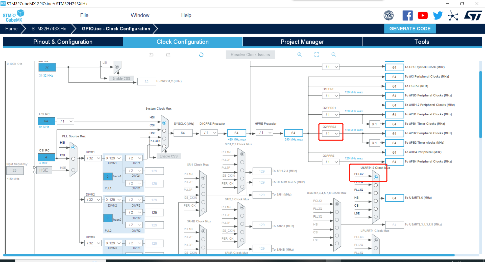 STM32的USART操作（寄存器&HAL）_stm32h743 uart4de的用法-CSDN博客