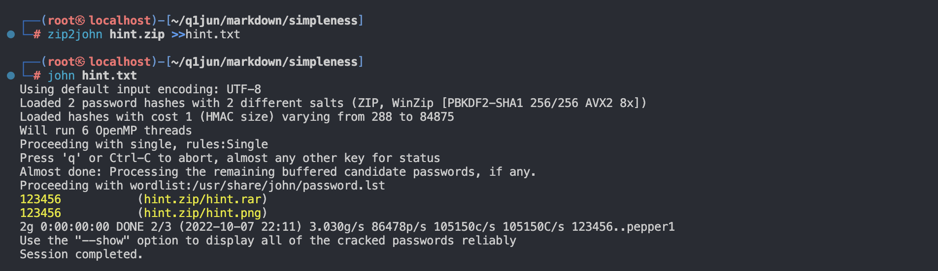 [青少年CTF]misc-Simpleness writeup by q1jun_ctf flag.zip hint.txt-CSDN博客