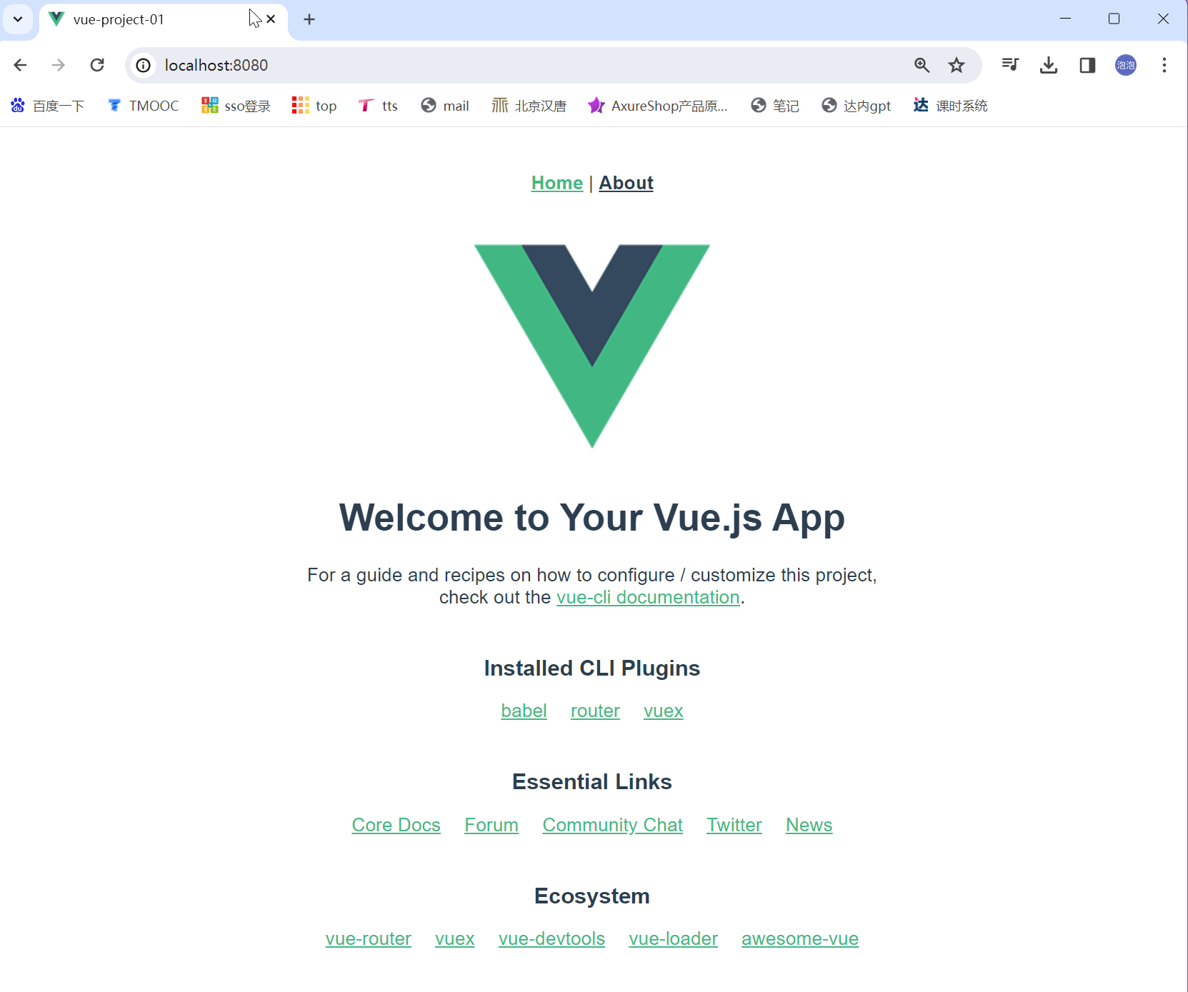 Vue安装教程及创建Vue工程_vue create安装项目步骤-CSDN博客