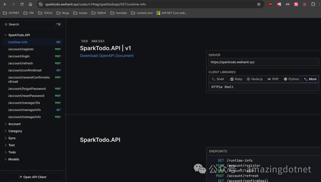 体验 dotnet 9 中的 OpenAPI 支持-CSDN博客
