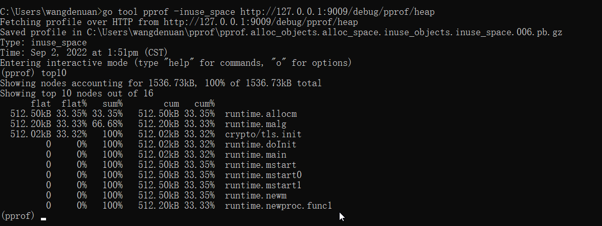 golang性能分析工具pprof介绍_golang pprof-CSDN博客